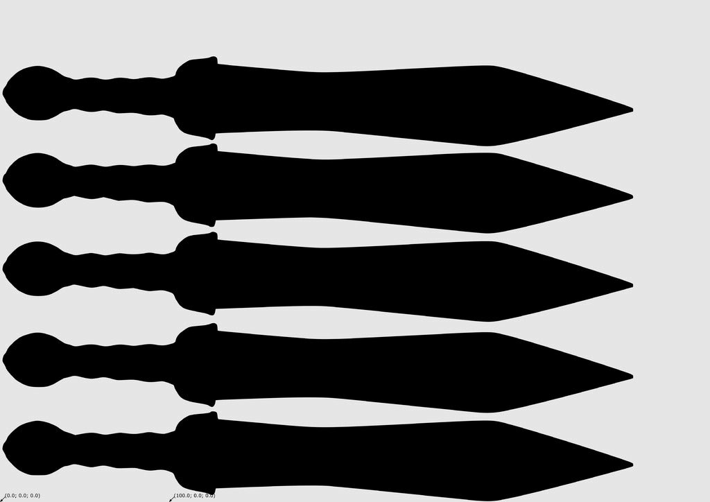 Fichier SVG gratuit Gladius lasercut 🎲 ・Objet à télécharger et à ...