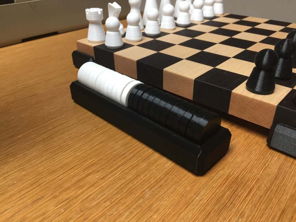 Free STL file Checkers Tray ♟️ ・3D print design to download・Cults