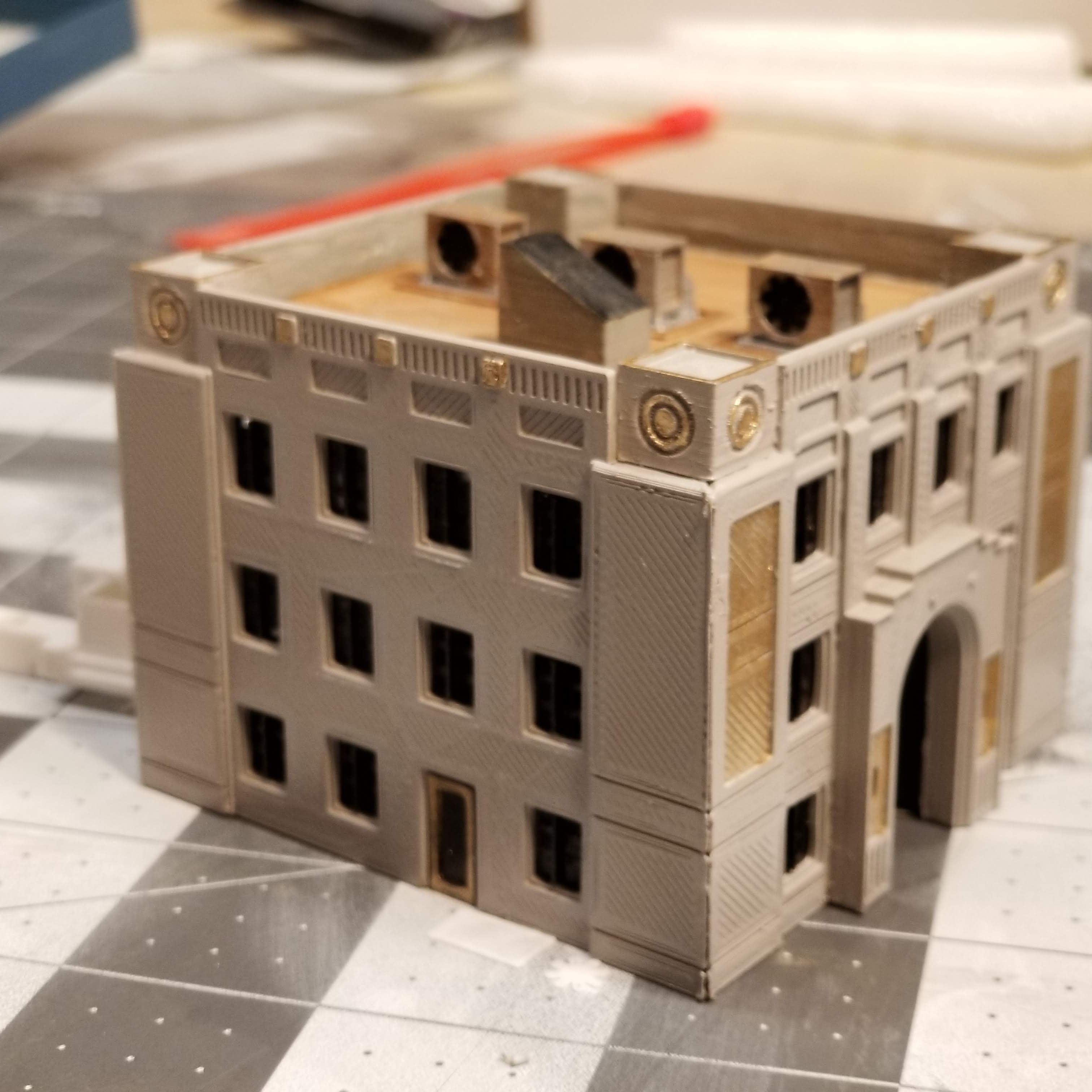 🏙️ HO Scale City Hall・3D Print・Cults