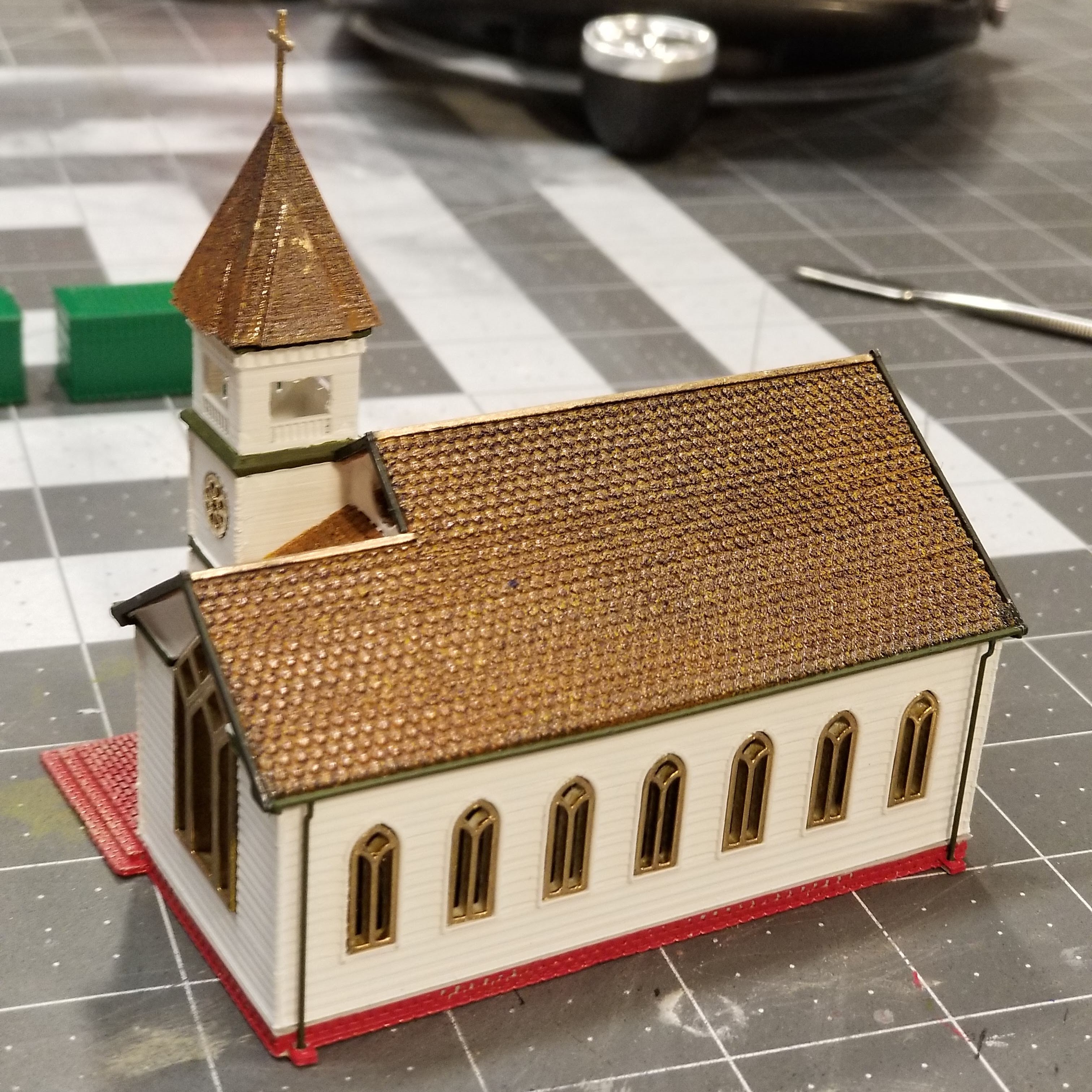 3D printing HO Scale Church・Cults