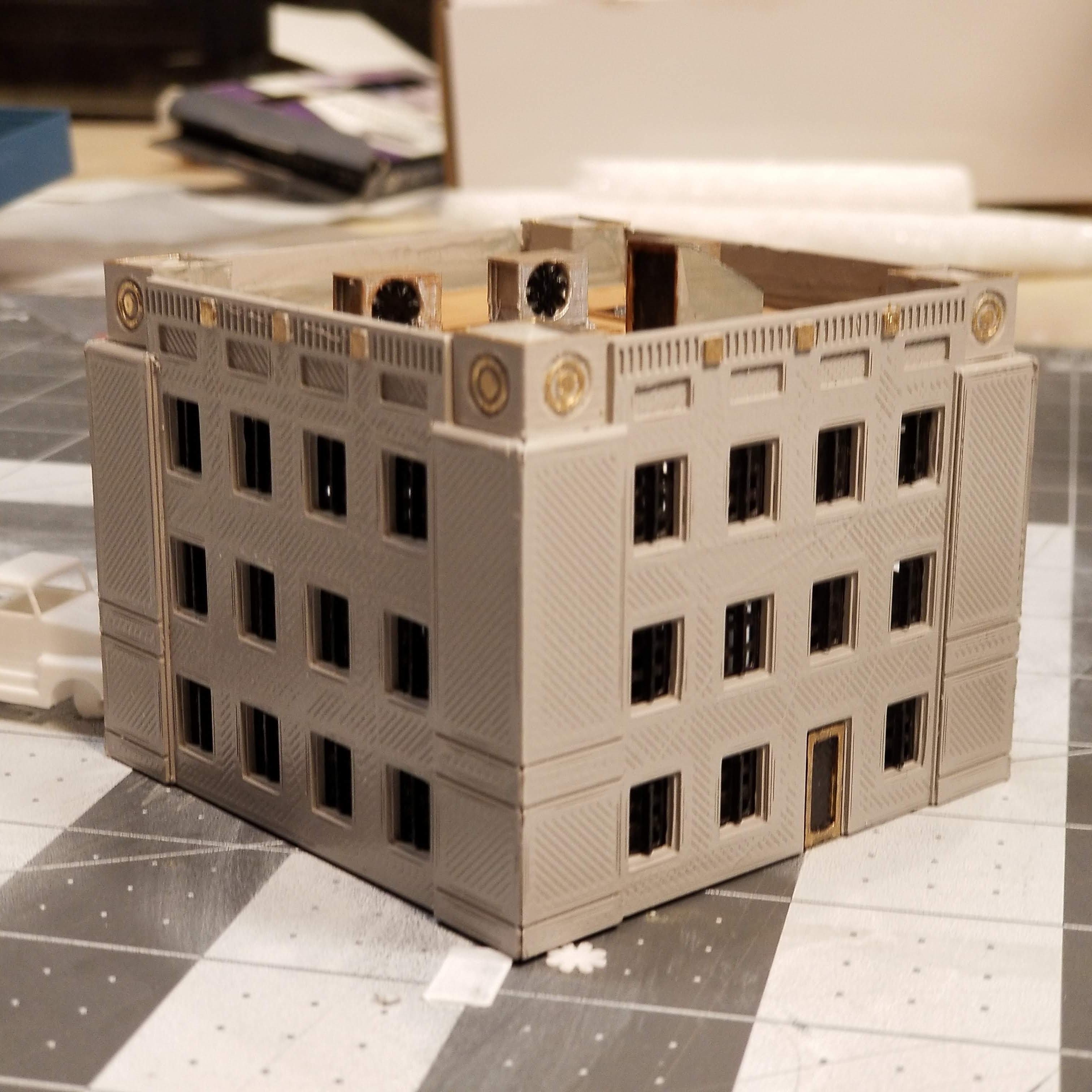 🏙️ HO Scale City Hall・3D Print・Cults