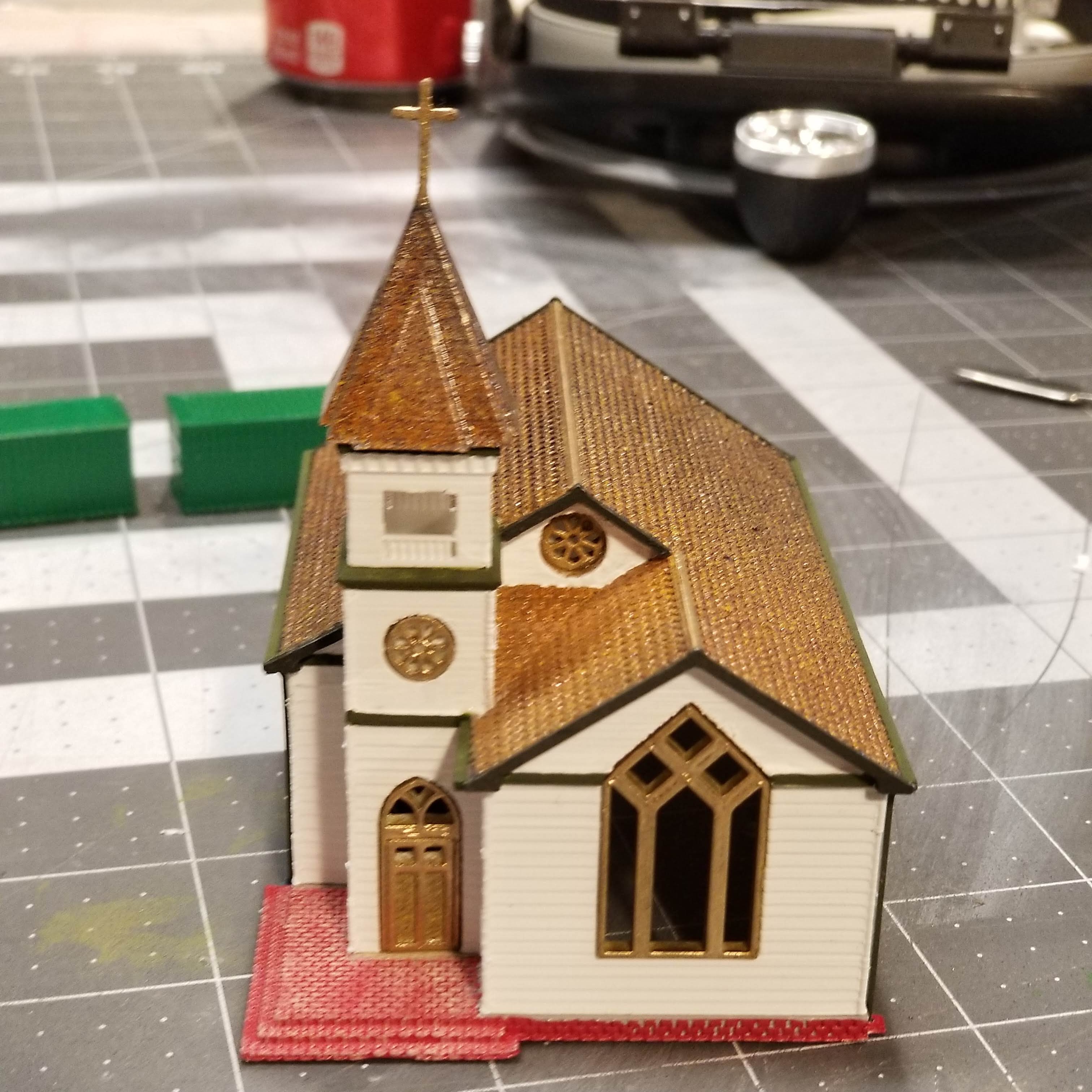3D printing HO Scale Church・Cults