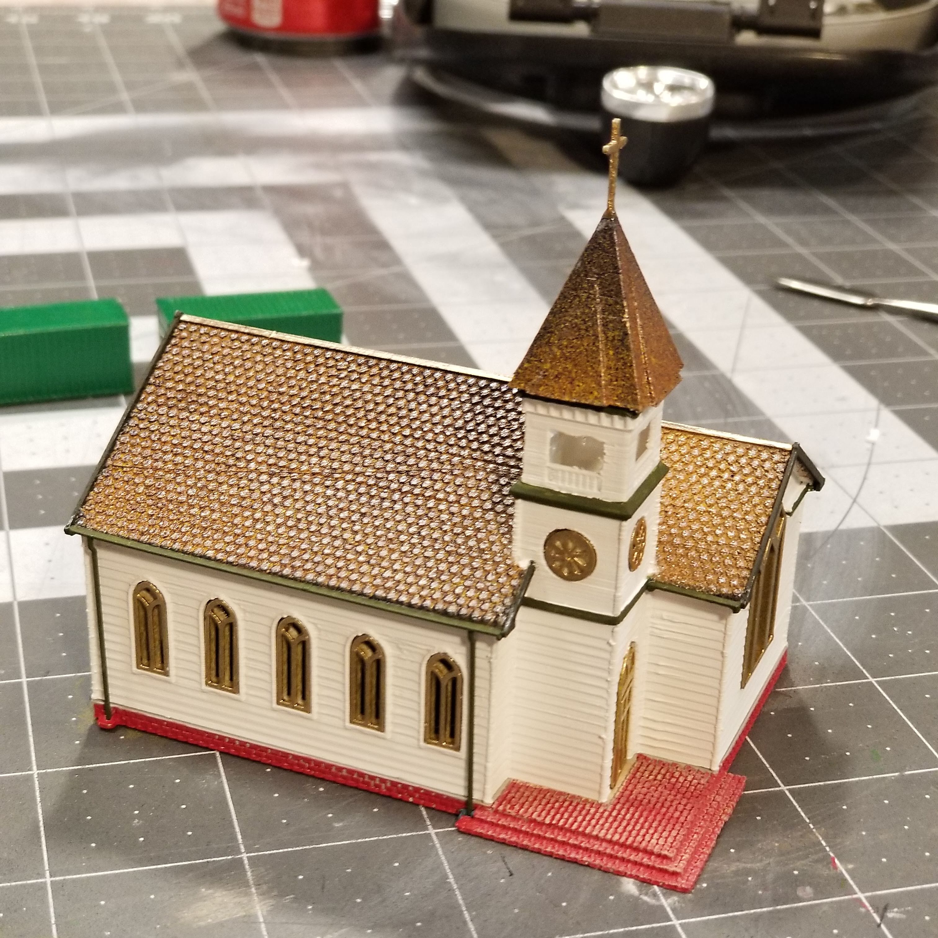 3D printing HO Scale Church・Cults