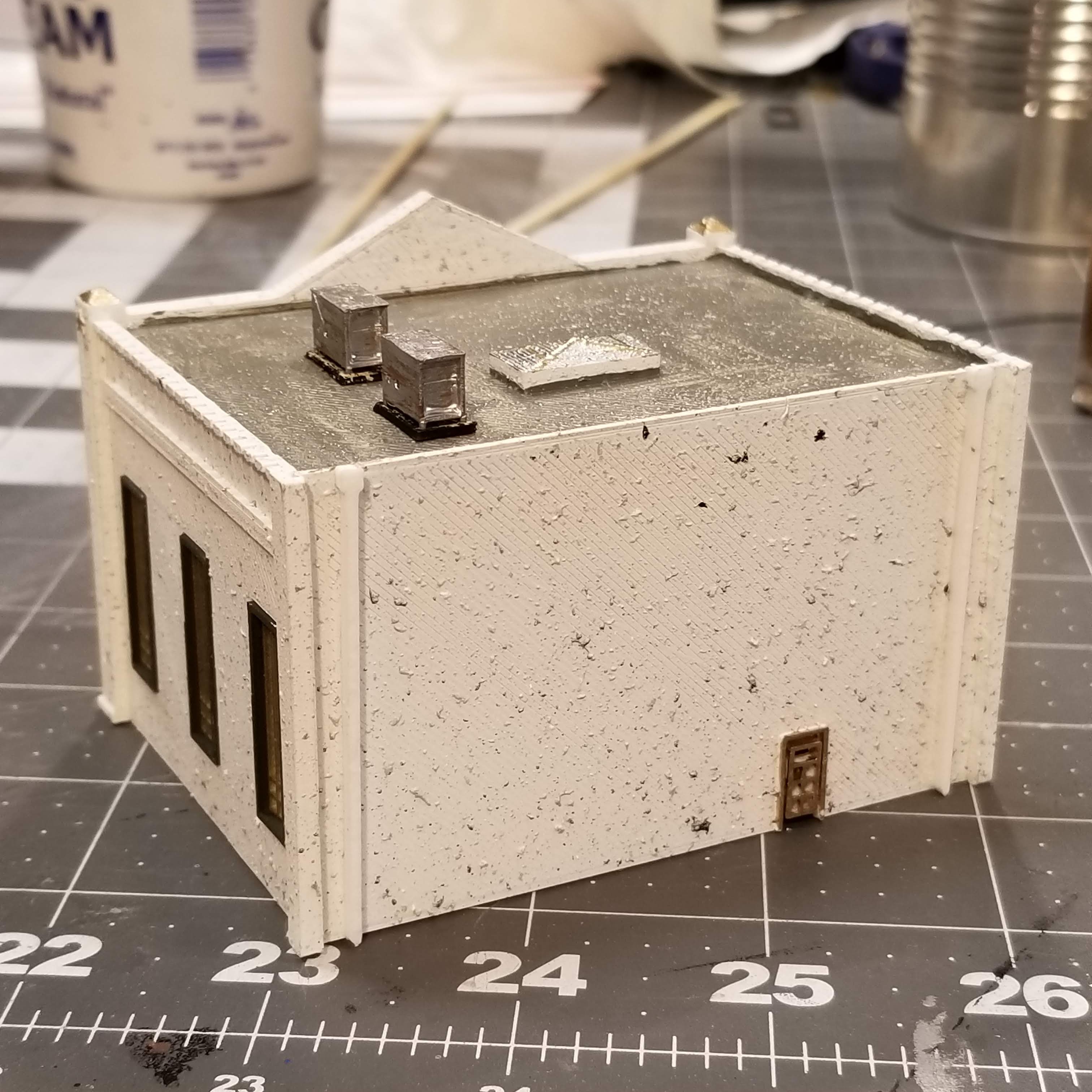 3D printable HO Scale Bank・Cults