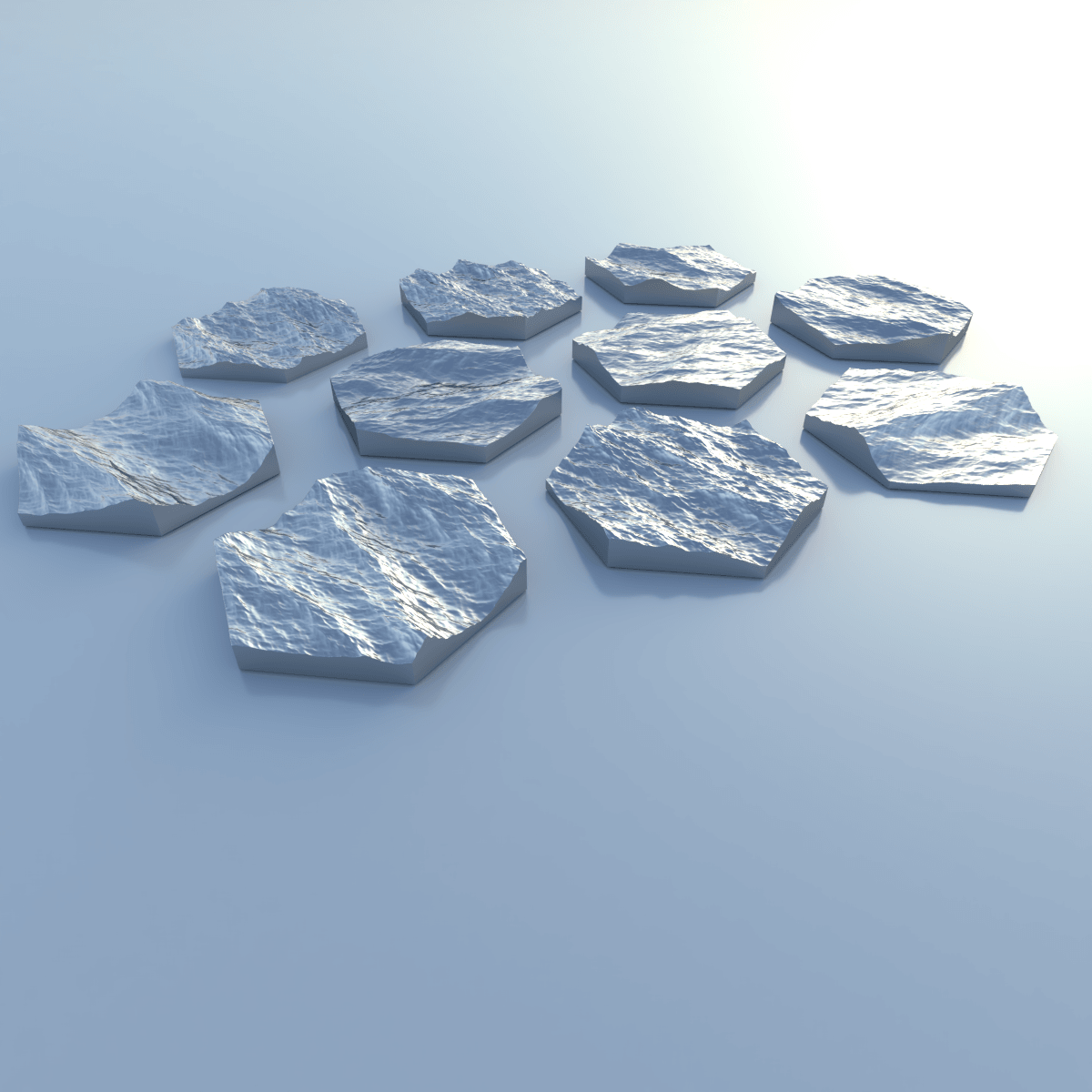 🌊 Custom ocean tile set for Terraforming Mars - 10 designs・ 3D File for ...