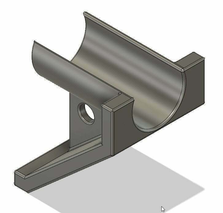 Free STL file INTEX swimming pool tube holder/ INTEX Piscine support ...
