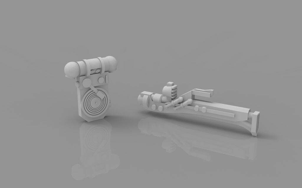 ⚔ Sonic Blaster with Gramophonic Generator・Free STL File for ・Cults