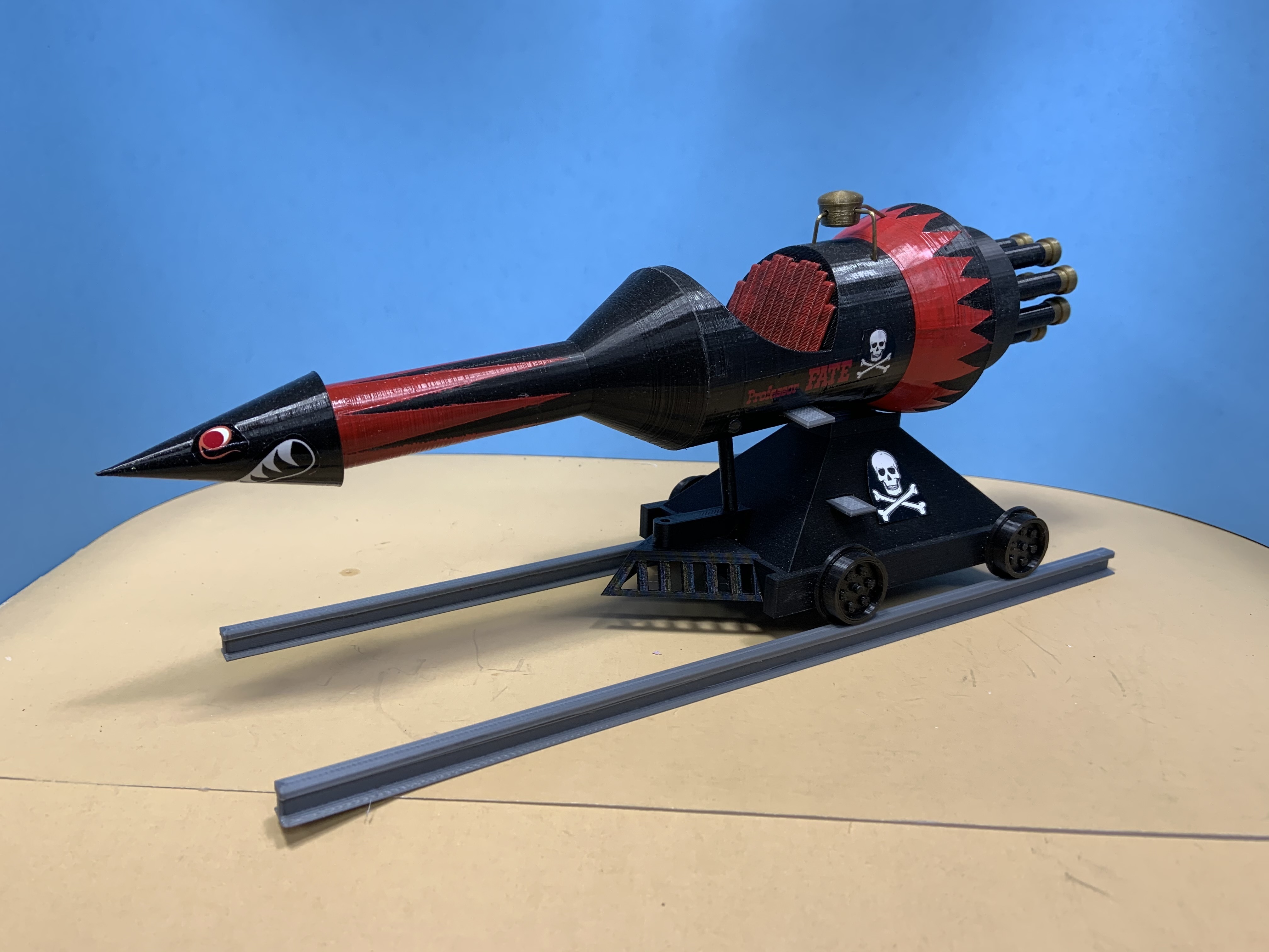 🚀 Professor Fate's Rocket Car (The Great Race)・ STL File for 3D ...