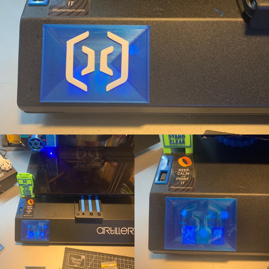 3D printed Artillery LCD Covers・Cults