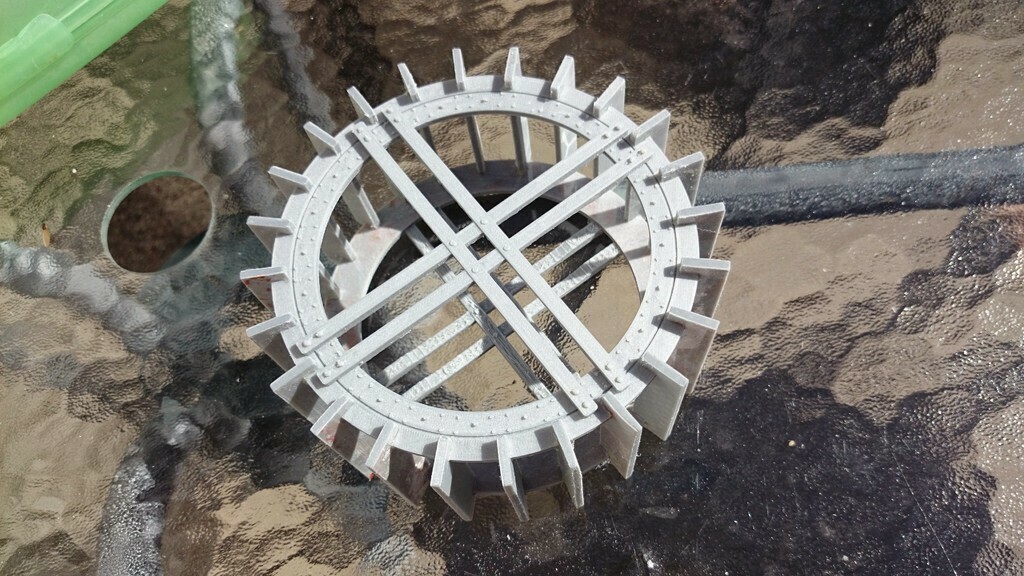 🚰 Parts of a Water Mill・Free 3D File for ・Cults