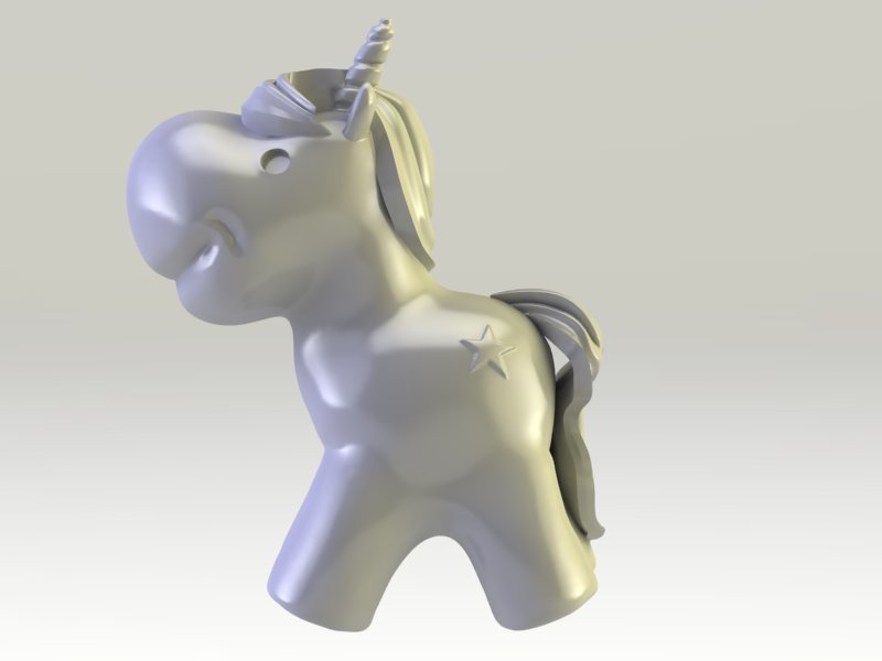 STL file Little Unicorn 🦄 ・3D printer design to download・Cults