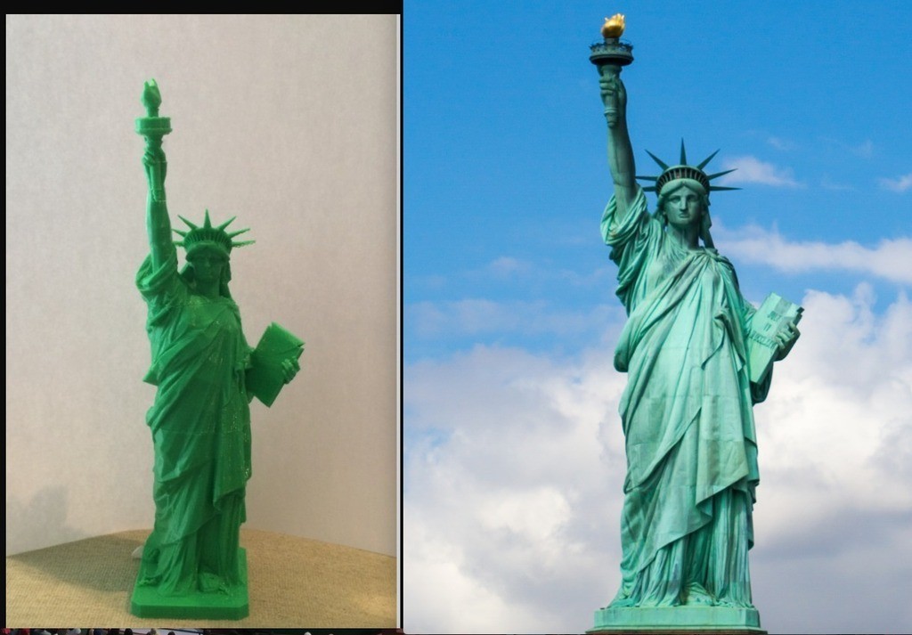 Free STL file Statue of Liberty - Repaired 🎨 ・3D printable design to ...