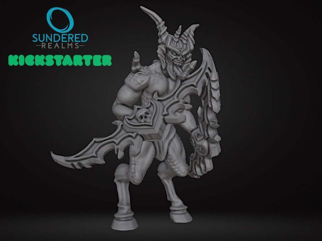 🎲 Horned Demon・Free STL File for ・Cults