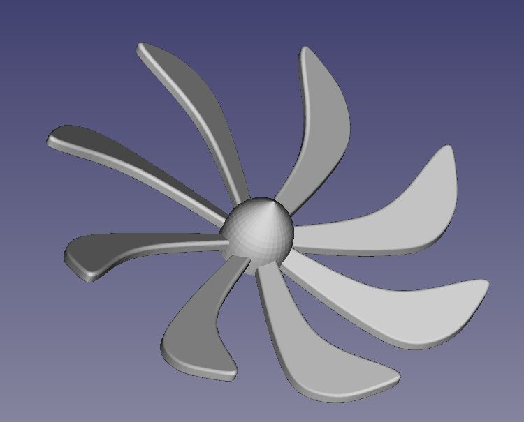 STL file helice sous marin 🛥️ ・Model to download and 3D print・Cults