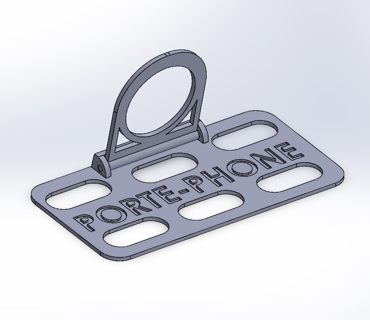 Archivo STL Soporte universal plegable para teléfono 🤖 ・Modelo para ...