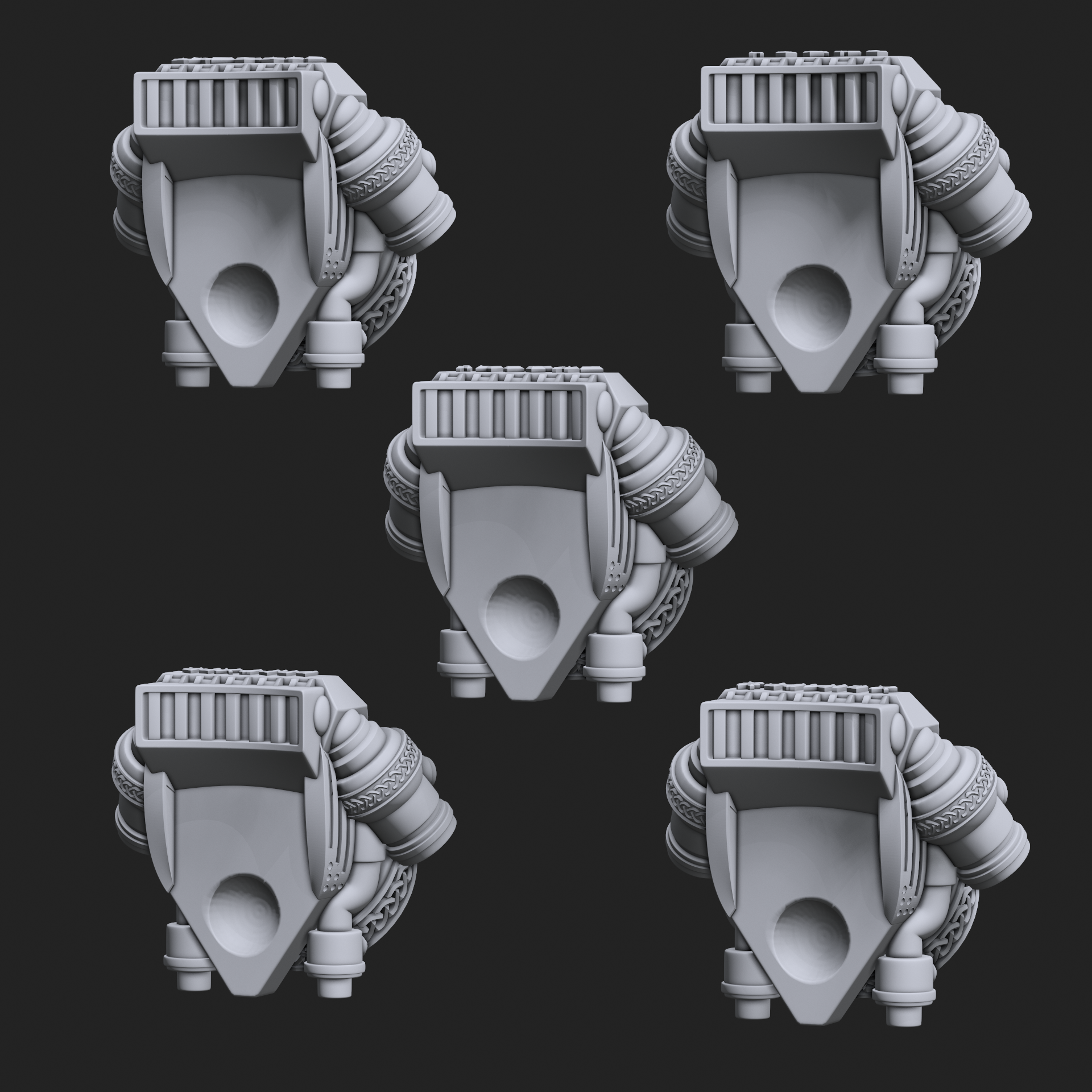 🛰 SPACE VIKINGS JUMP PACKS・ 3D File for 3D printing・Cults