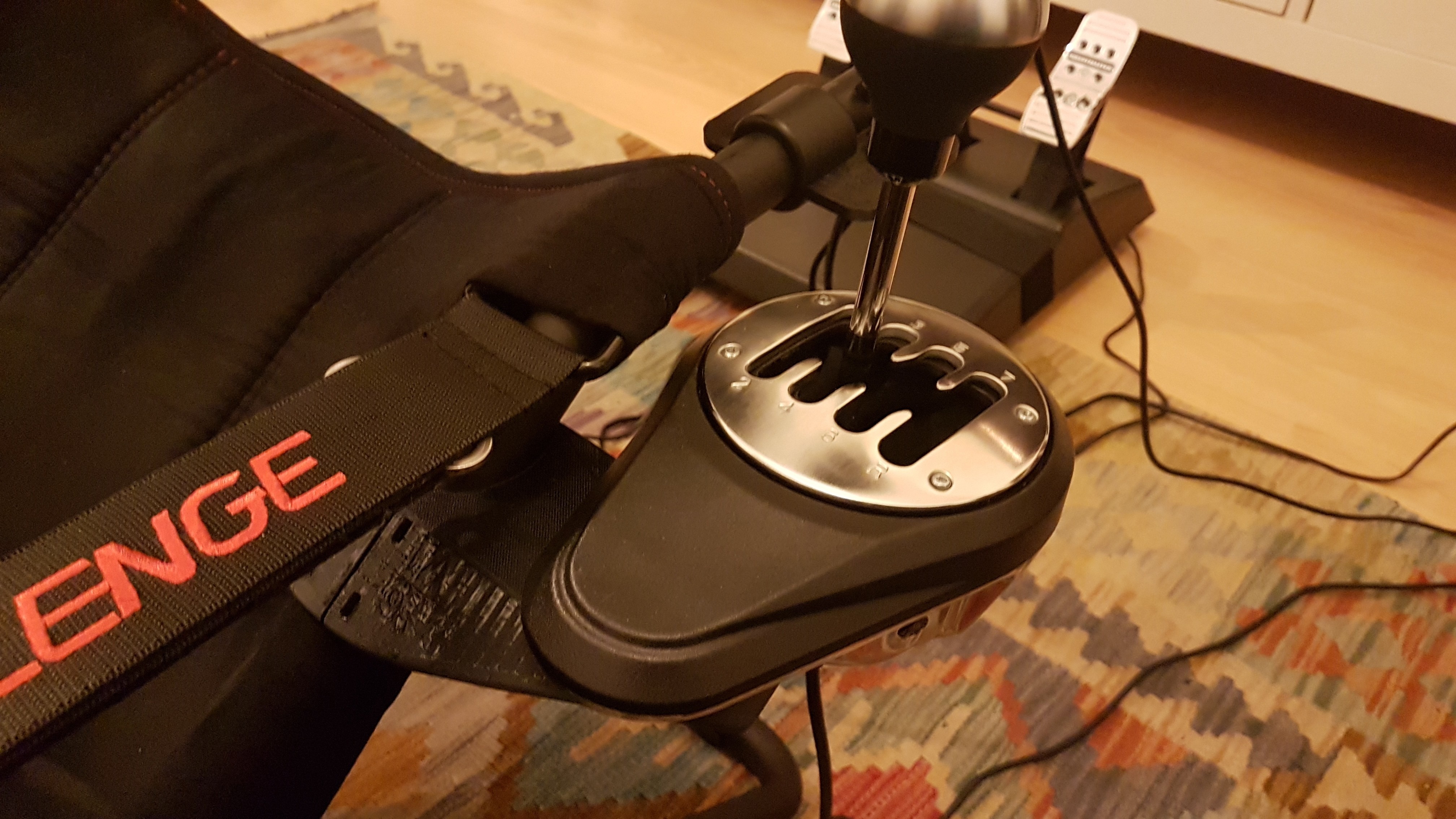 3D printing Playseat Challenge Thrustmaster TH8 shifter mount・Cults