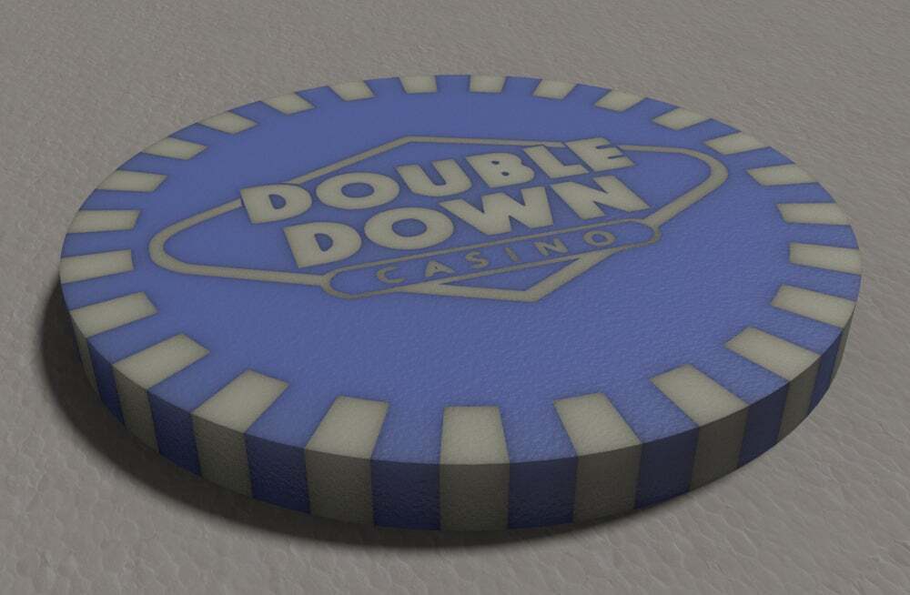 🃏 DoubleDown Custom Chip・Free STL File for ・Cults