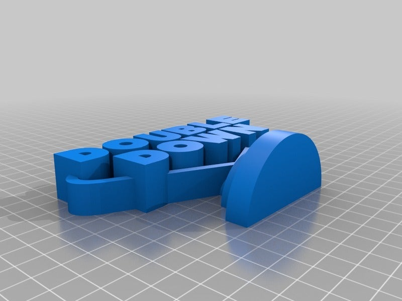 Бесплатный STL файл Double Down Interactive Logo ⬇️ ・Дизайн 3D-печати для загрузки・Cults