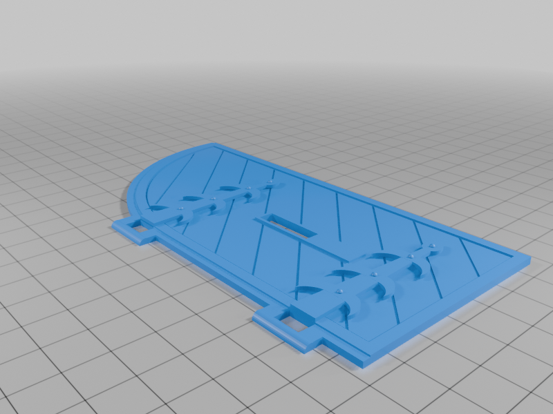 Free 3D file Château-fort médiéval au 1/12 eme - Partie 01 les portes ...