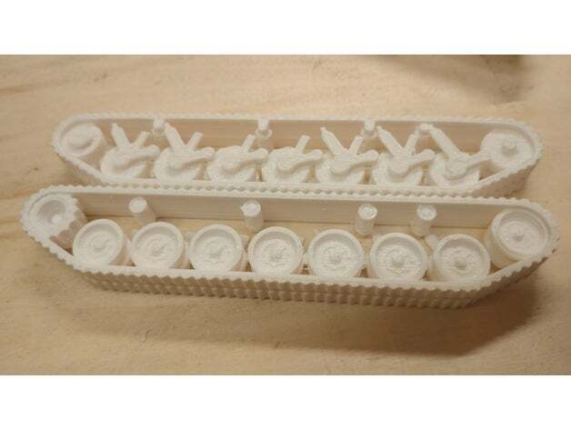 Free STL file Leopard 1 split hull and tracks 🐆 ・3D printer design to ...