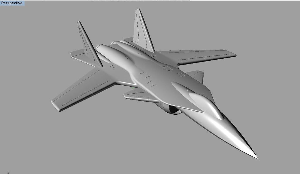 🛩️ Sukhoi Su-47 fighter・Free STL File for ・Cults