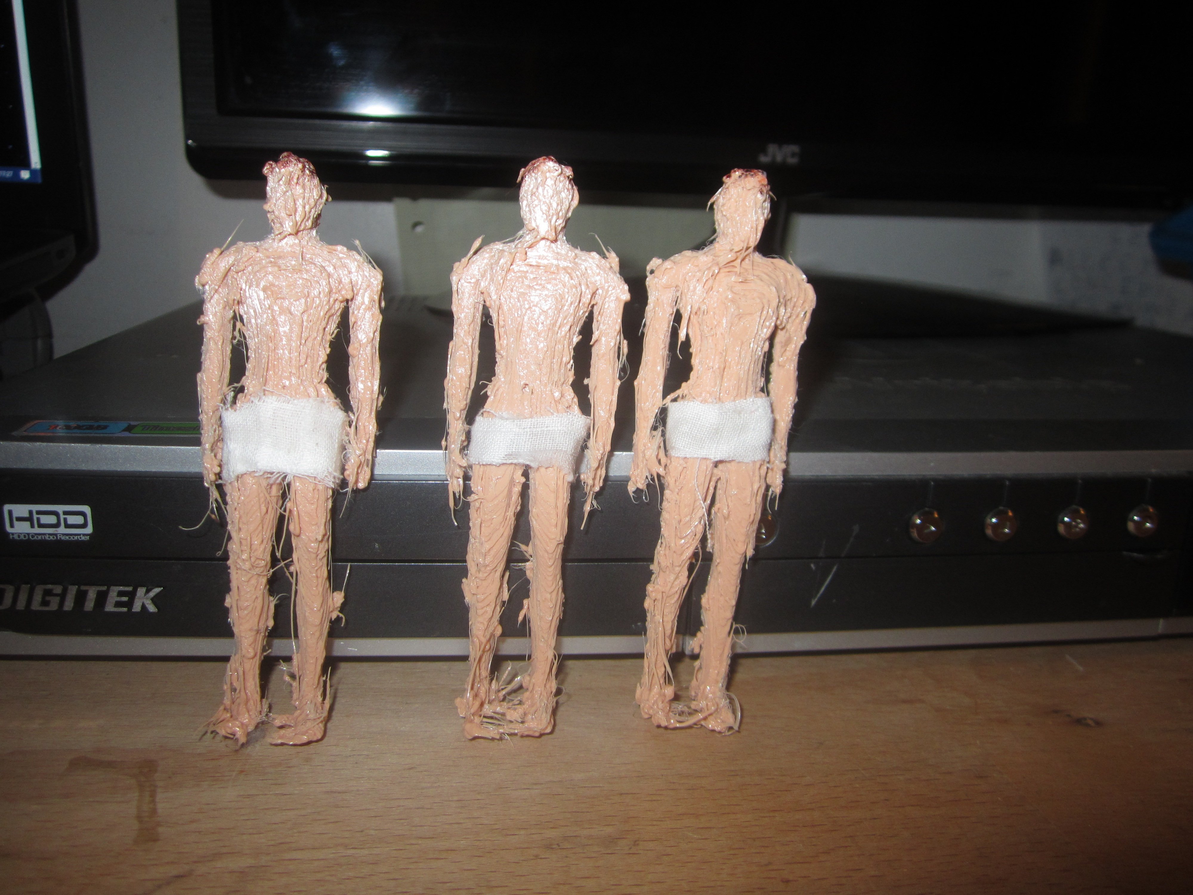3D printed Experimenting with the 3 androids James Kirk Star Trek The ...