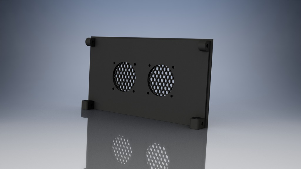 Free 3D file Double 30mm Fan Front 🧞‍♂️・3D printable model to download ...