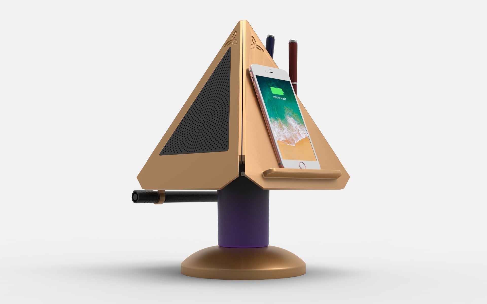 3D file Prism - Smart Desk Assistant 🔉 ・3D print model to download・Cults