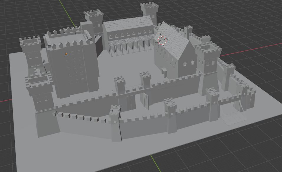 🏰 Fantasy Fortress 3・Free STL File for ・Cults