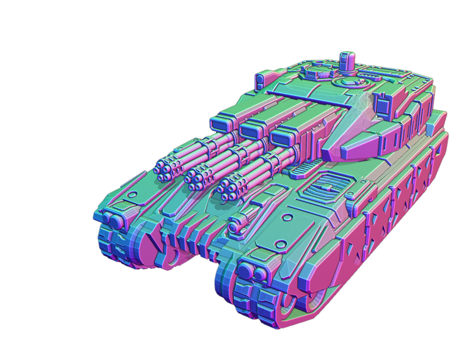 STL file Mud Wolf - Heavy Tank 🐺 ・3D print design to download・Cults