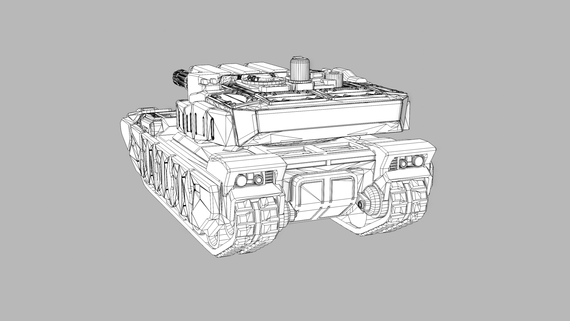 STL file Mud Wolf - Heavy Tank 🐺 ・3D print design to download・Cults