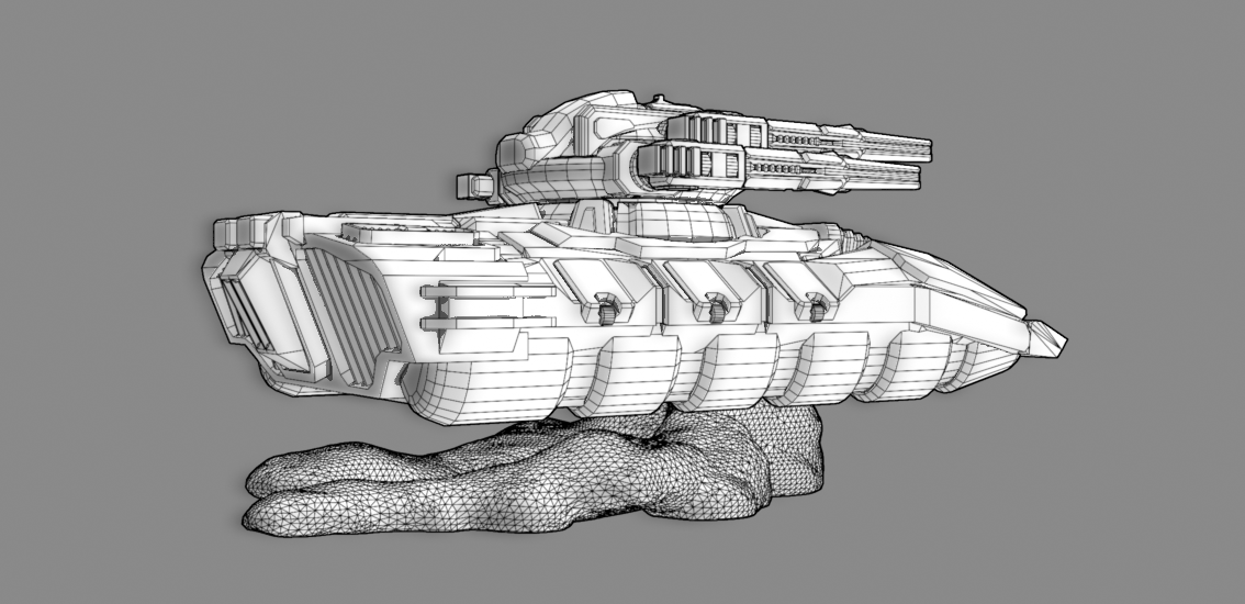 🪖 White Rider Conquest Tank SDS-H1D・ STL File for 3D printing・Cults