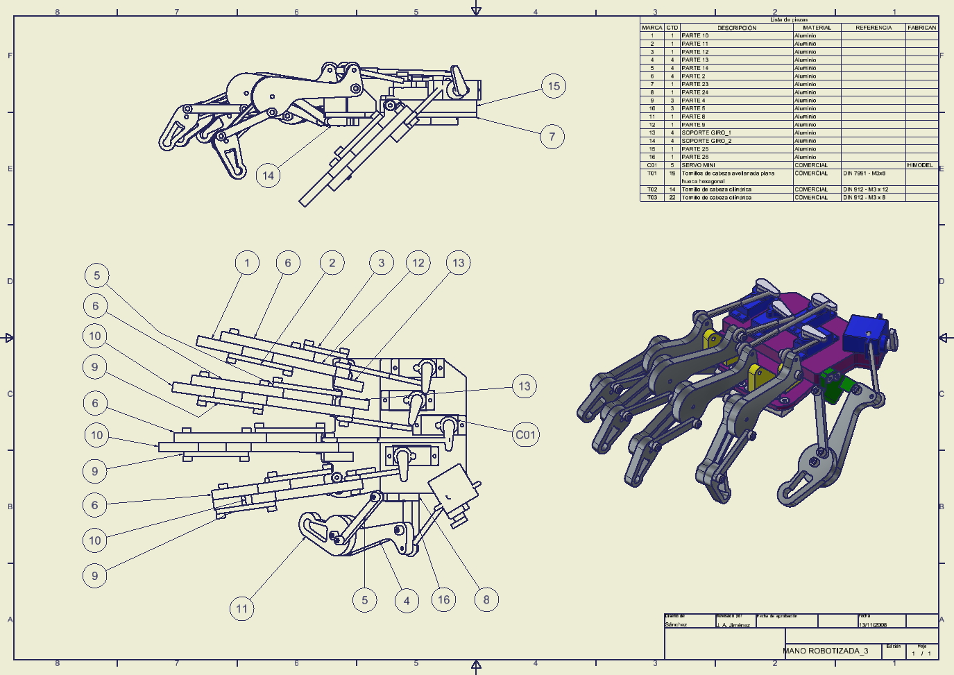 Cyber hand・ STL File for 3D printing・Cults