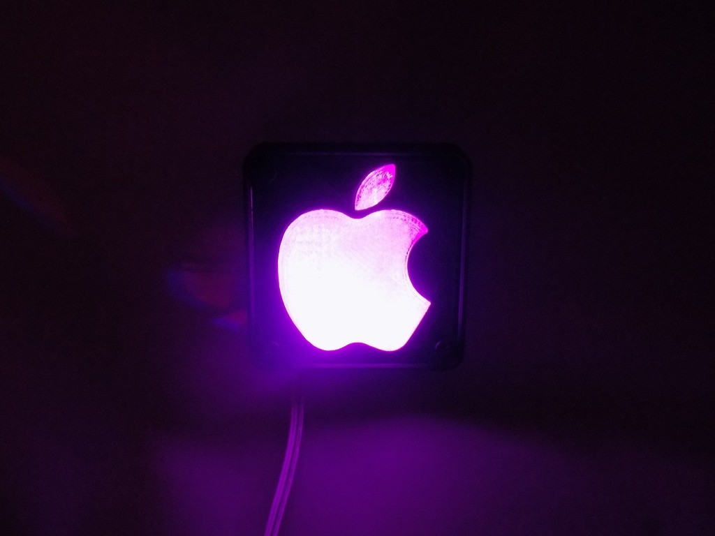 Free STL file Apple Logo LED Nightlight/Lamp 🍎 ・3D printer model to ...