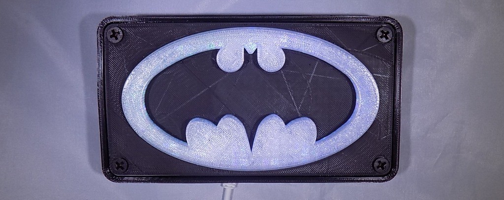 Free STL file BATMAN LED Light/Nightlight 🤖 ・3D printable model to ...