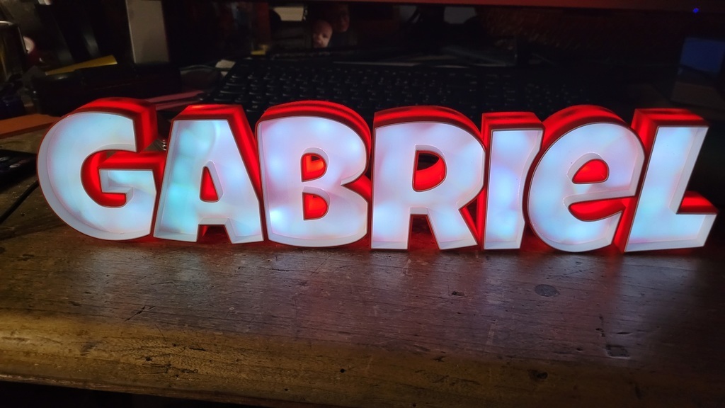 Free 3D file gabriel prenom percé 🪞 ・3D printer design to download・Cults