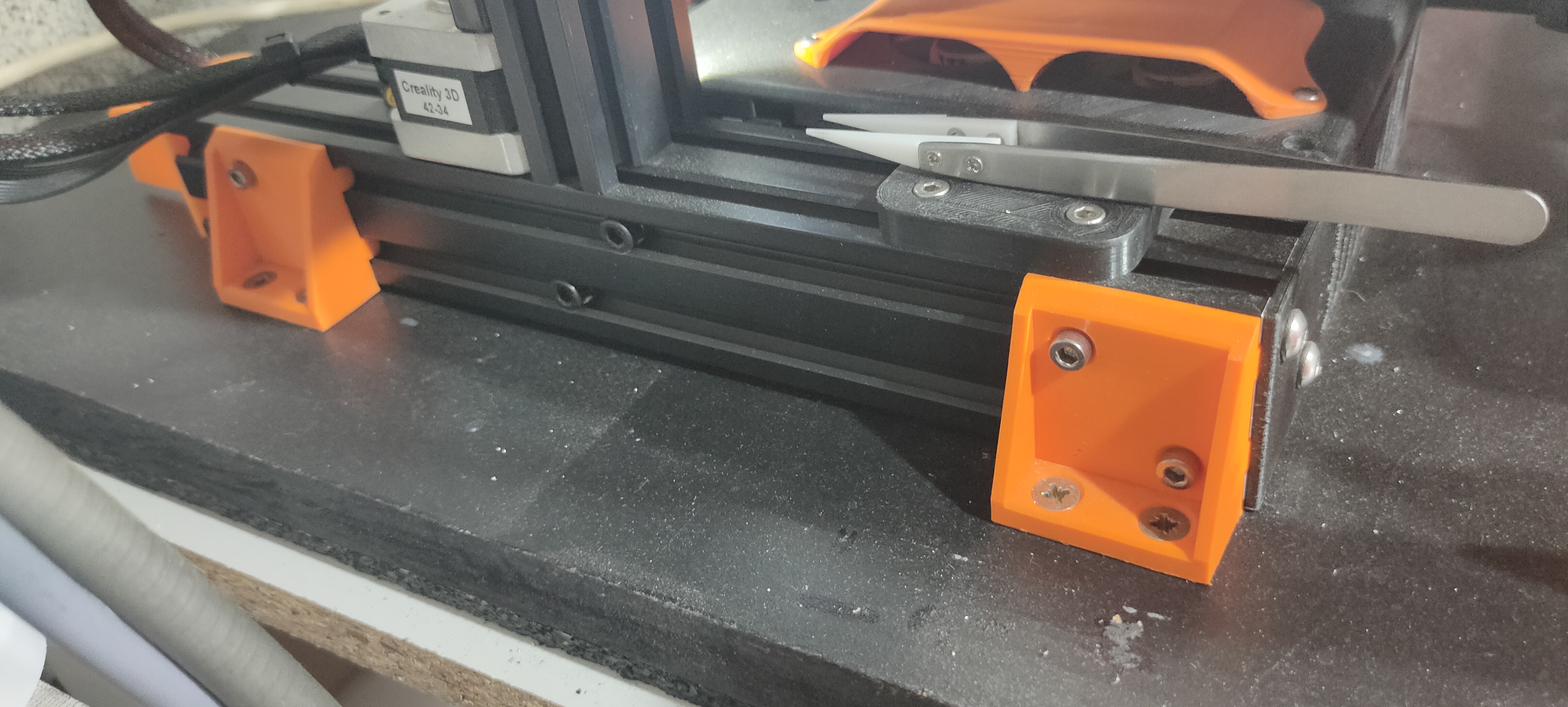 STL file ENDER 3 frame reinforcement 🖼️ ・3D printing idea to download・Cults