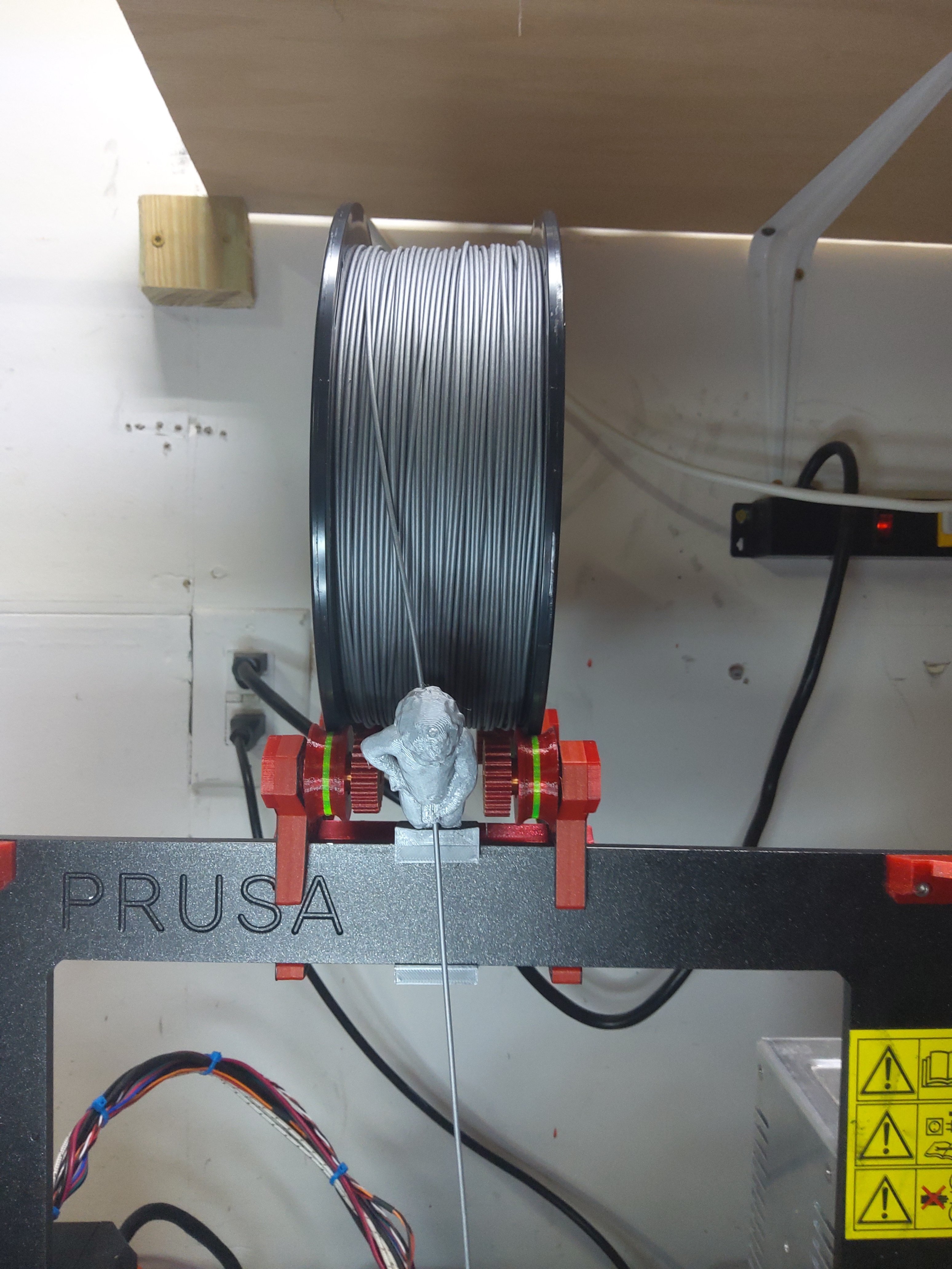 3D printable Prusa i3 MK2(s) & MK3 Spool Holder - Frame Mount - Top ...