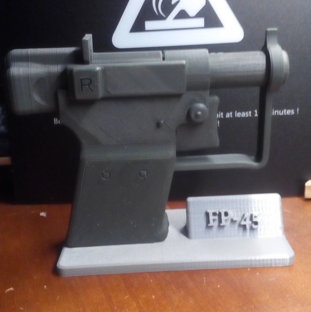 3D print LIBERATOR FP-45 (Historical Prop) • made with Anet A8・Cults