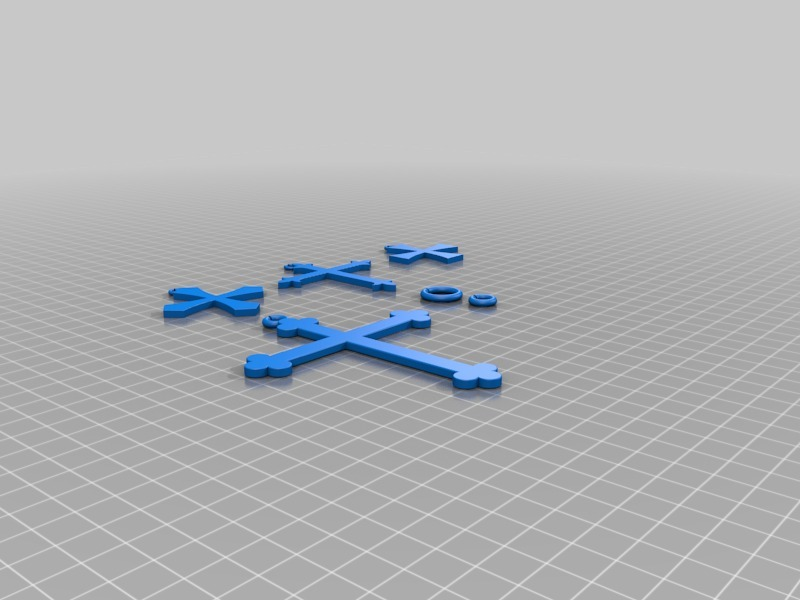 Free STL file Cross Keychains ・Design to download and 3D print・Cults
