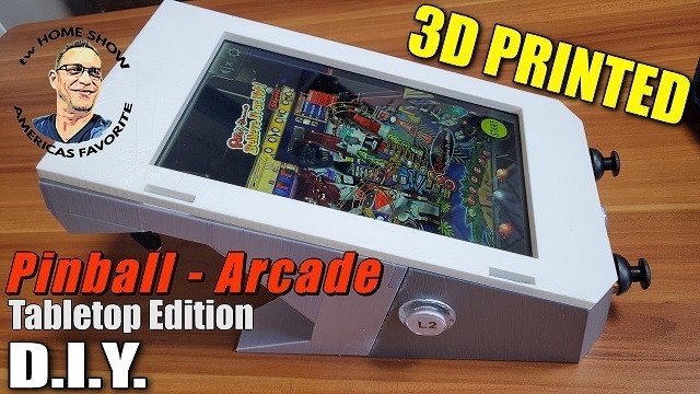 🕹️ PINBALL-Arcade-TABLETOP・Free STL File for ・Cults