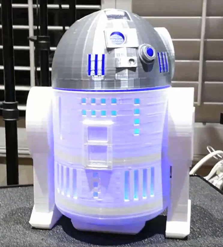 STL file R2D2 SMART - Replica Model 🤖 ・Model to download and 3D print・Cults