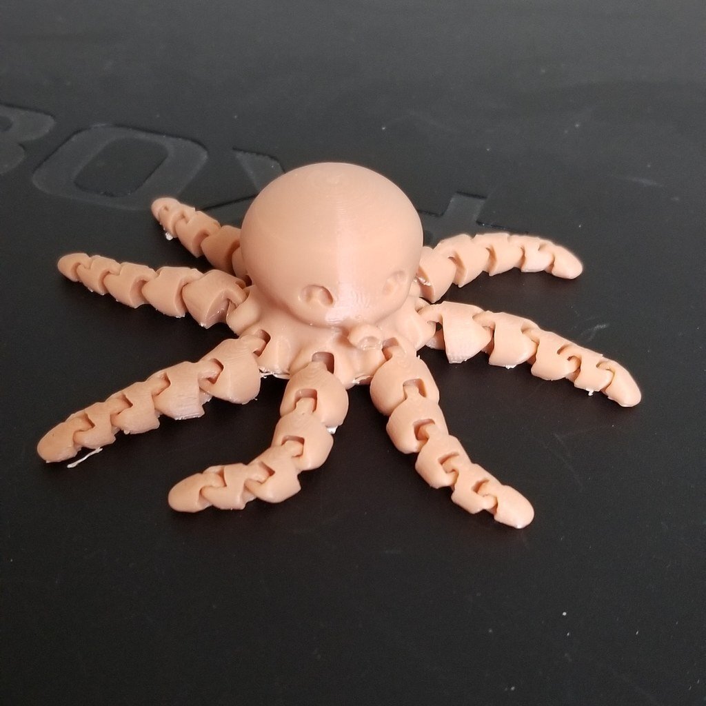 3D printable Cute Mini Octopus・Cults