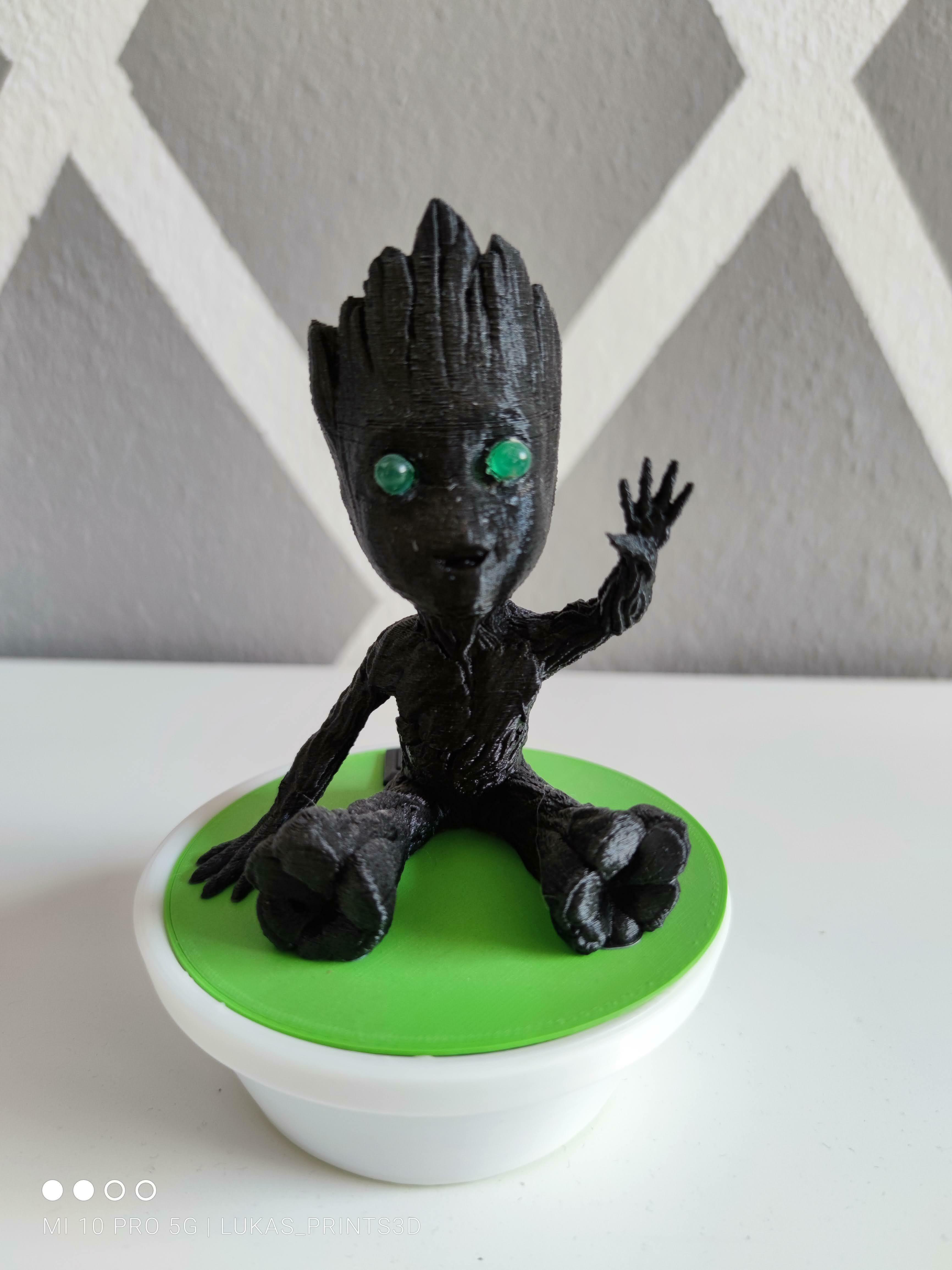 👶 Baby Groot with LED Eyes・Free STL File for ・Cults