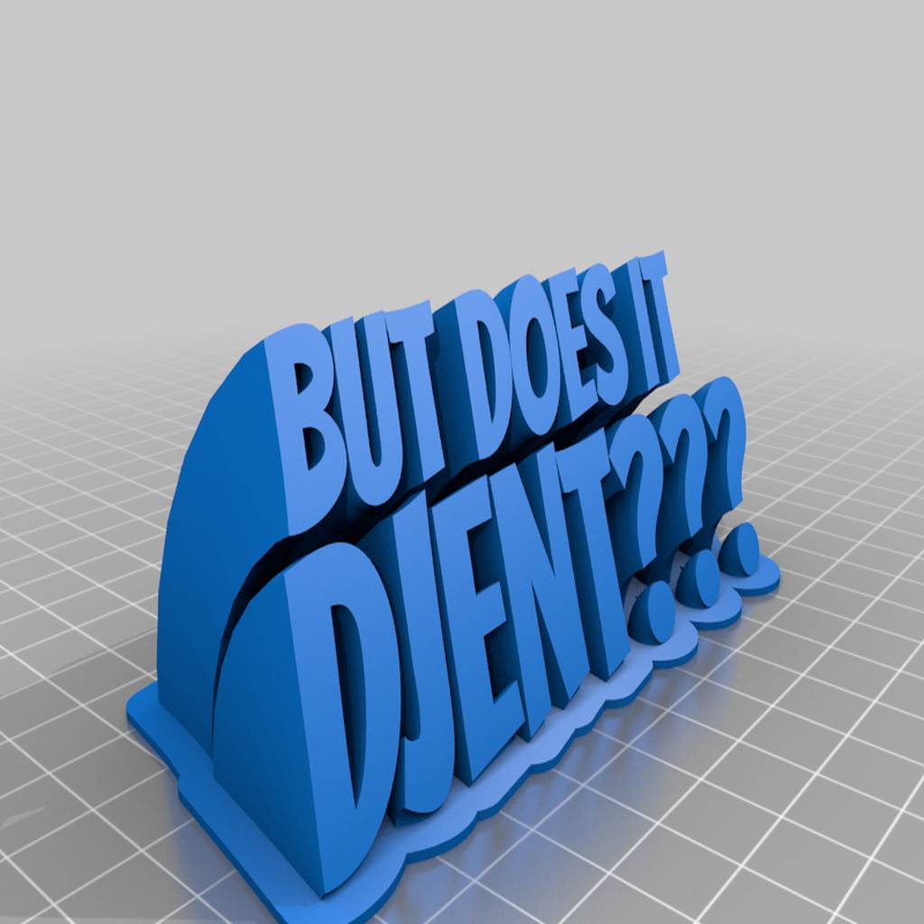 Free STL file does it djent 🏢 ・3D printable model to download・Cults