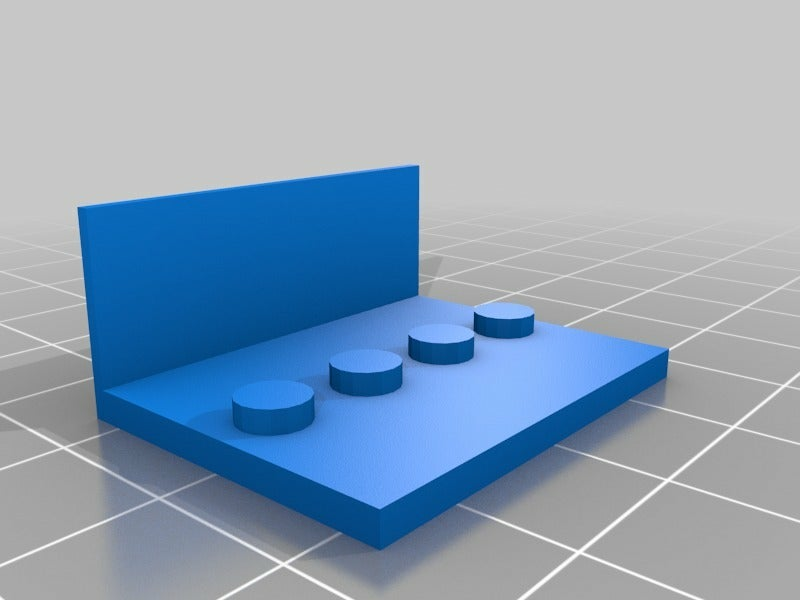 🏗 LEGO Minifigure Display Stand (Wall Mount)・Free STL File for ・Cults