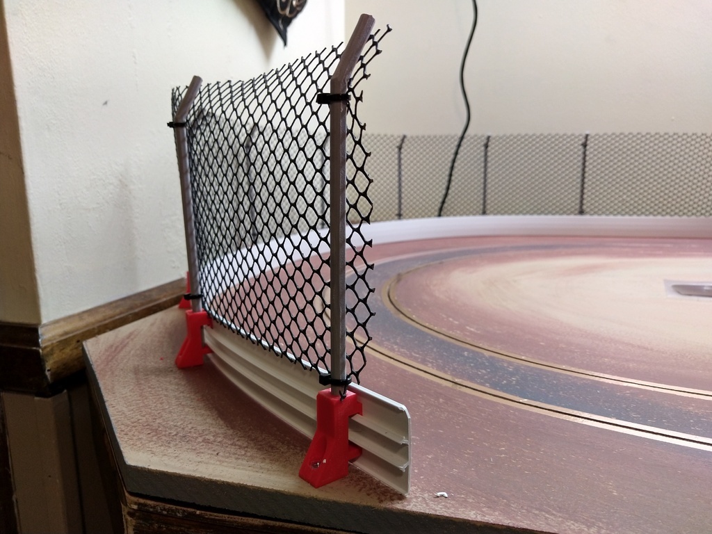 🚗 Slot Car Track Wall Supports and Fence Posts・Free STL File for ・Cults
