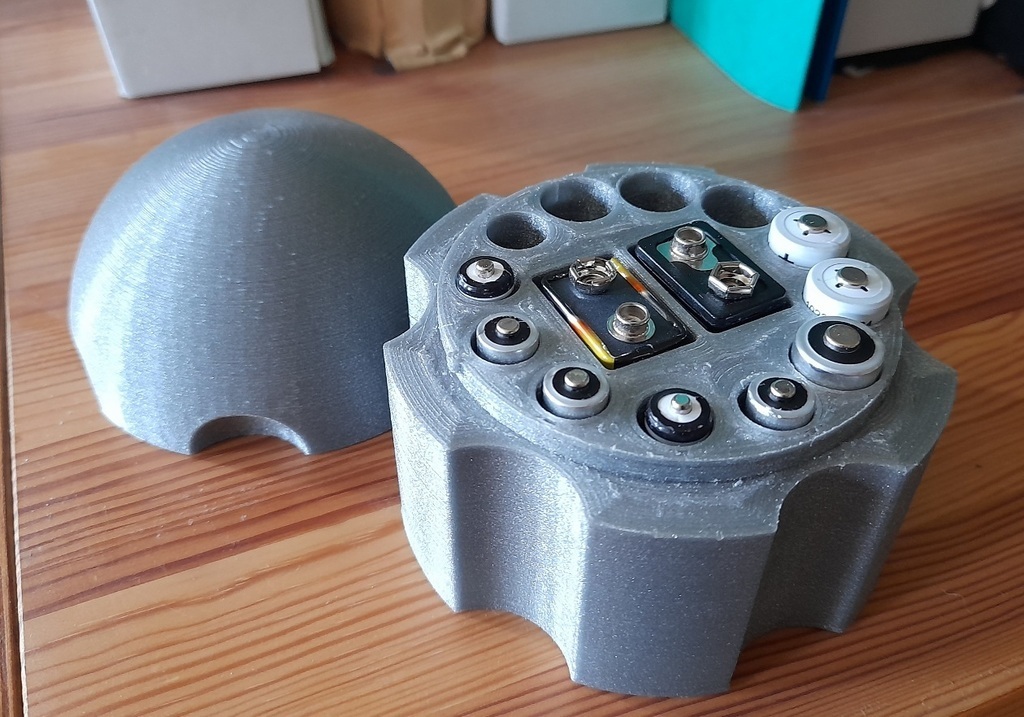 Free STL file Battery Barrel 🔋 ・3D printer model to download・Cults