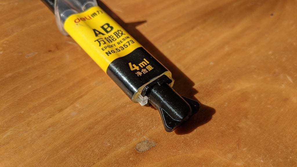 🧢 Cap for 2-part 4 ml Epoxy glue / Epoxy resin・Free STL File for ・Cults